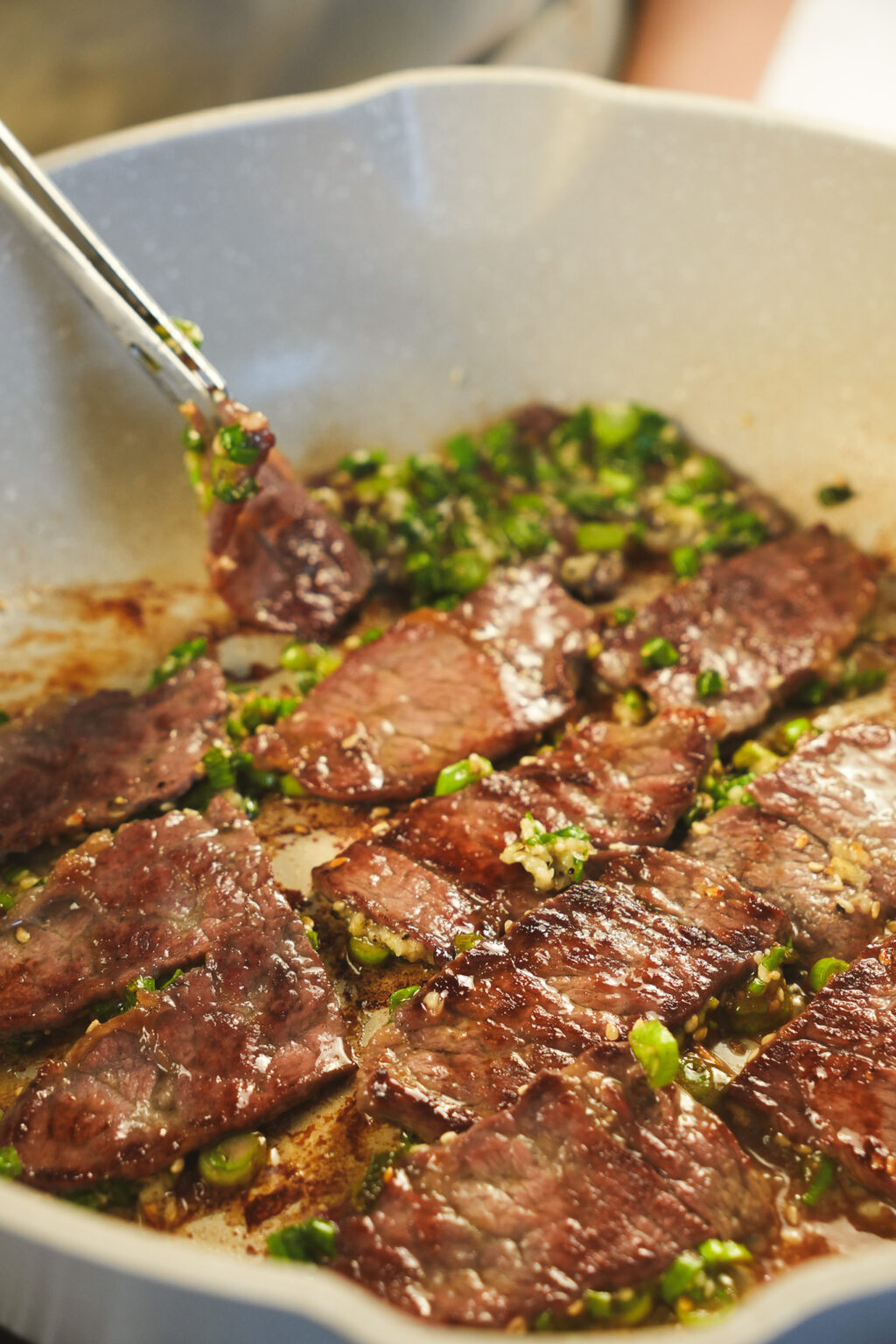 Pan-Seared Beef with Scallion Sauce – Ready in 20 Minutes! - The ...