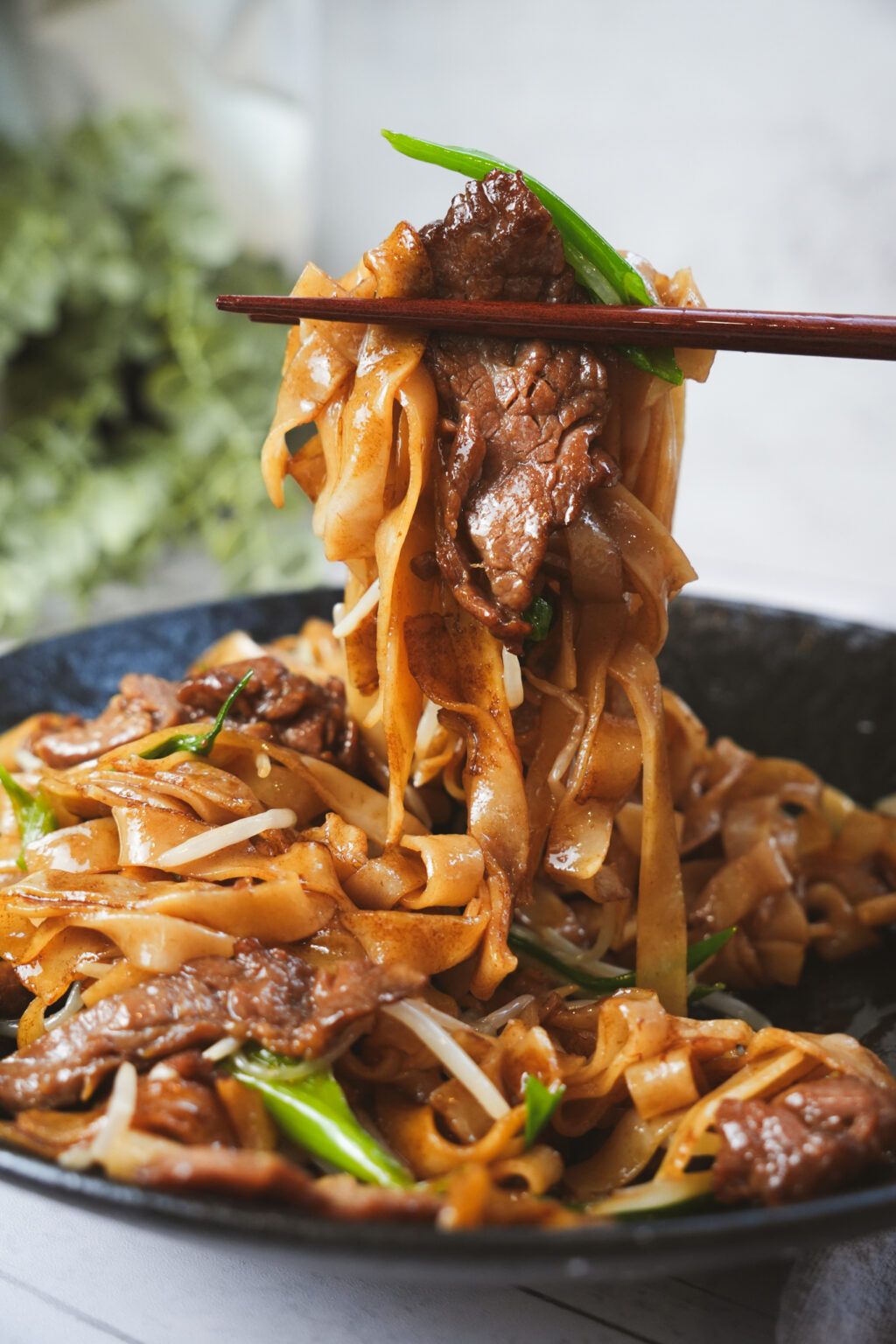Beef Chow Fun (干炒牛河) – Better Than Takeout! - The Crystal Cookbook