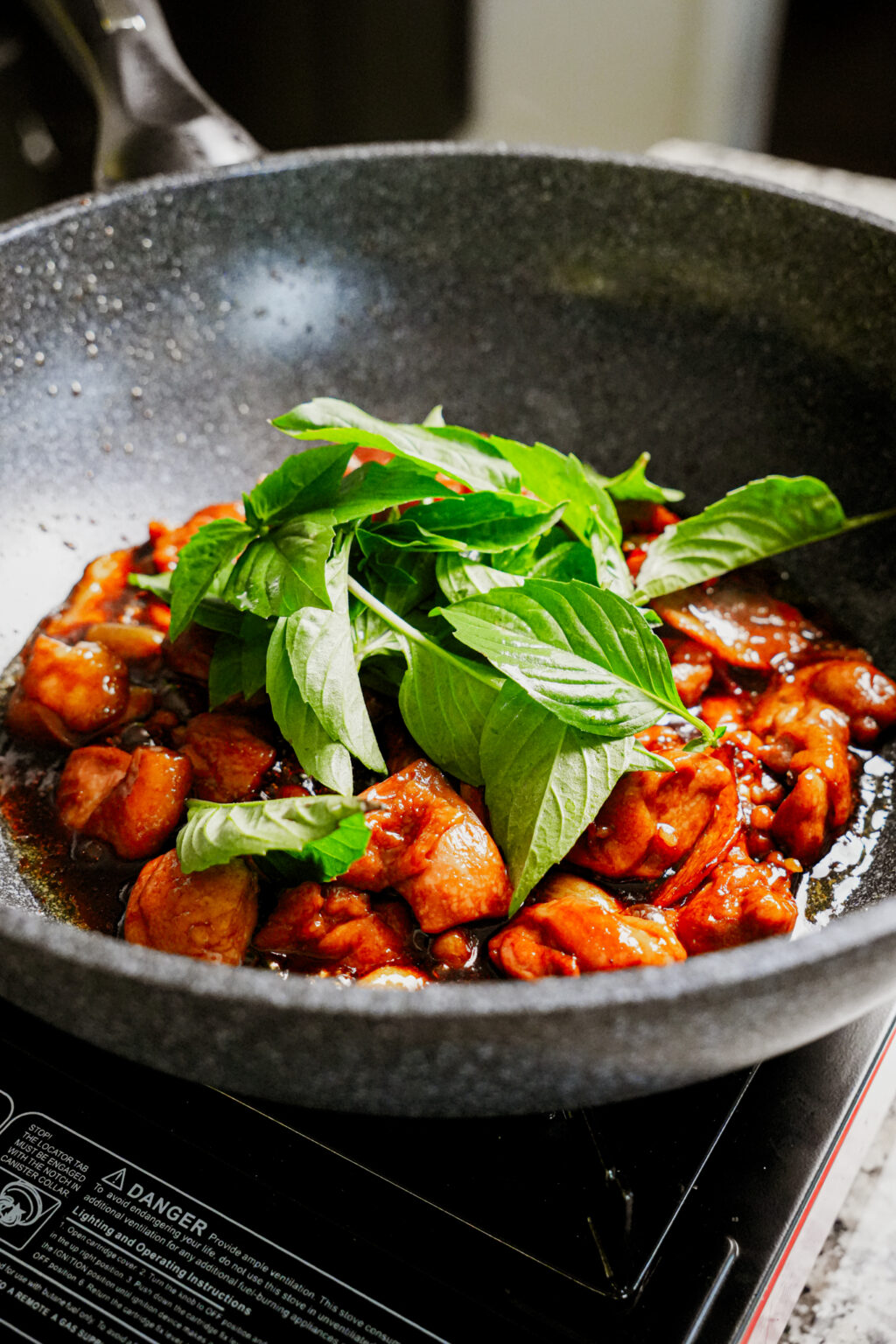 Taiwanese Three Cup Chicken Recipe (San Bei Ji) - The Crystal Cookbook
